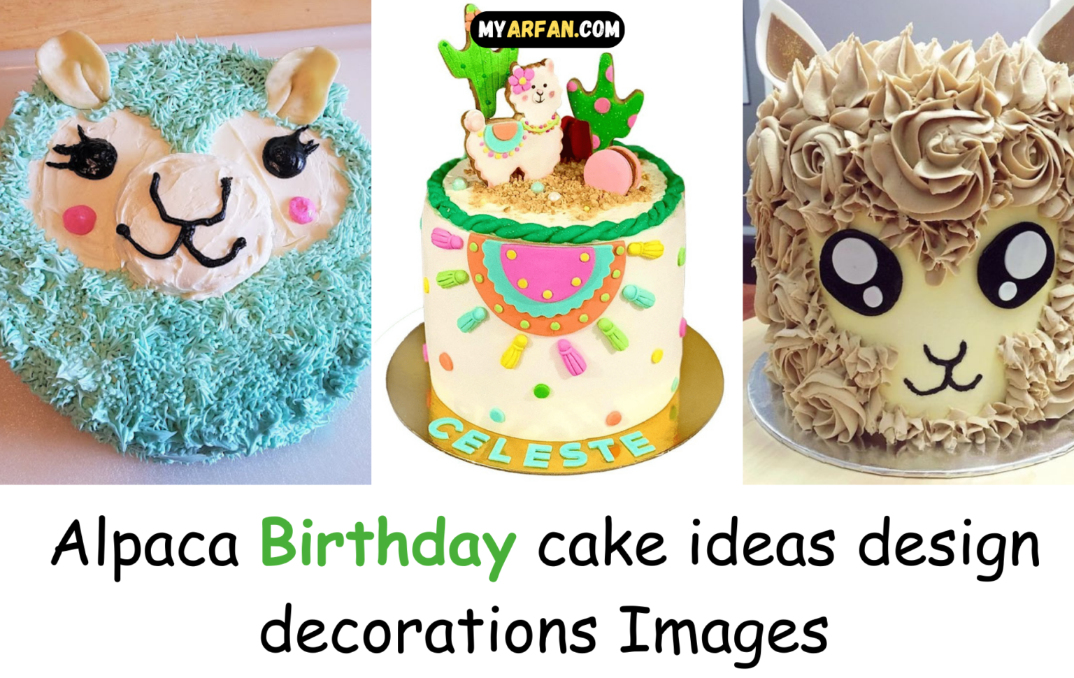 101+ Alpaca Birthday cake ideas design decorations Images » MyArfan.com